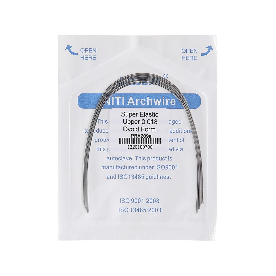 20 Bags Dental Ortho Super Elastic Niti Round Arch Wire Ovoid Upper ...