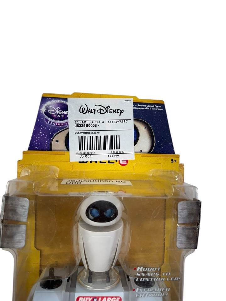 WALL-E Disney Pixar Interaction Eve Remote Control Figure | eBay
