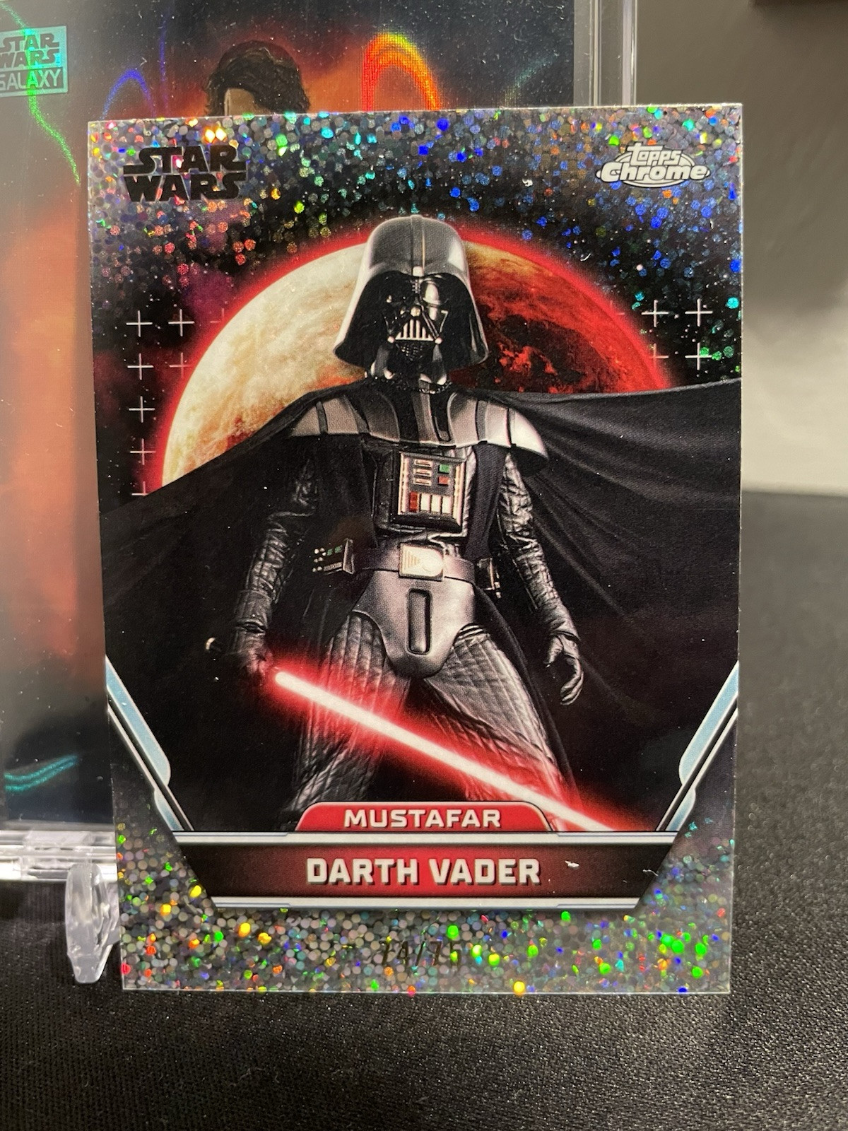 2025 Topps Star Wars Hyperspace Darth Vader Mustafar Refractor /75 ...
