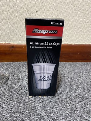 Snap On Tools 100th Anniversary 6 Pack Aluminum 22oz Cups SSX19P126 New ...