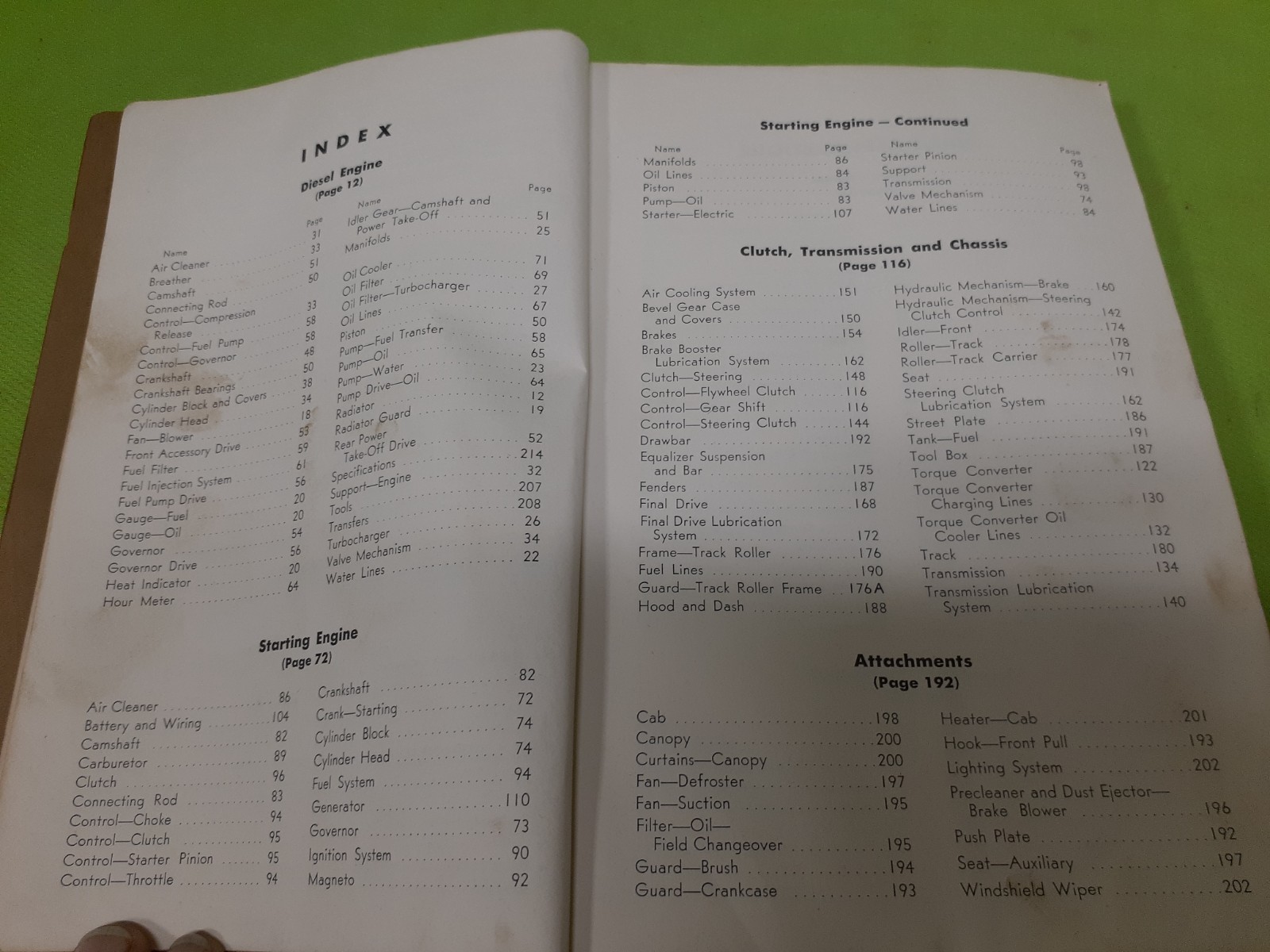 Caterpillar D9 Tractor Torque Converter Drive Parts Book Catalog Manual ...