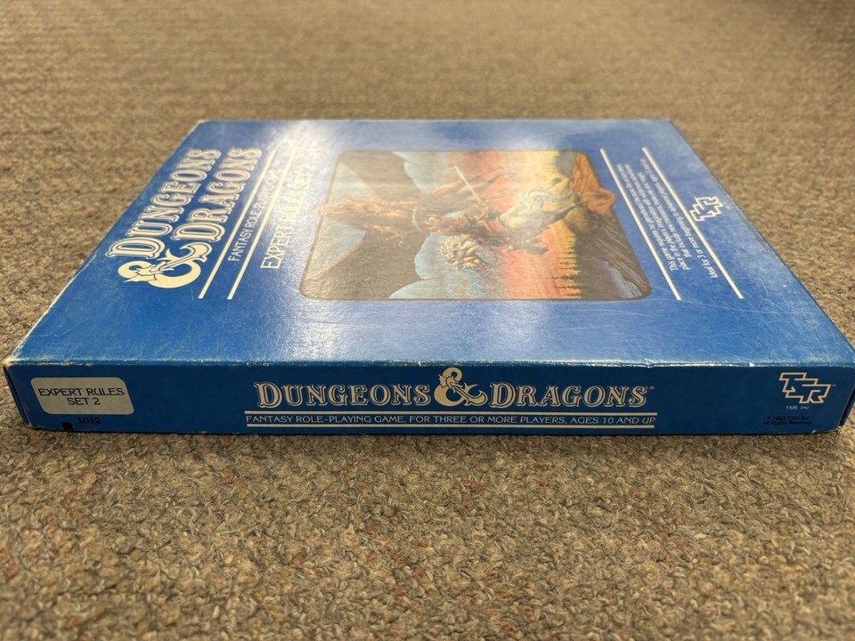 + TSR Inc 1983 Dungeons & Dragons Set 2 Expert Rules 1012 No Dice | eBay