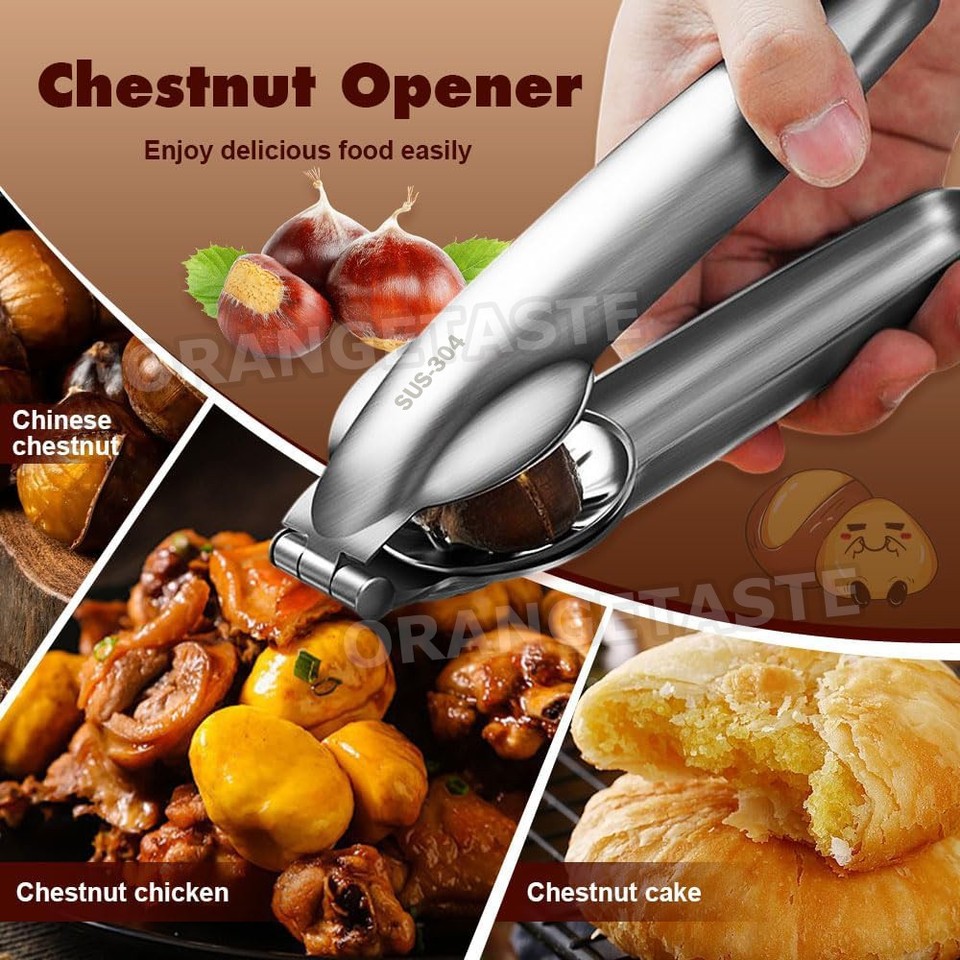 1/2X Stainless Steel Chestnut Cutter Pliers Nut Cracker Walnut Clip Nut ...