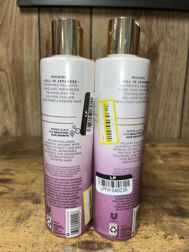 Michiru The Science of Fuller Hair Fullness Shampoo - LOT of 2 | eBay