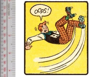 Vintage Retro Roller Skating Archie Roller Skatiing OOPS! Comic Book ...