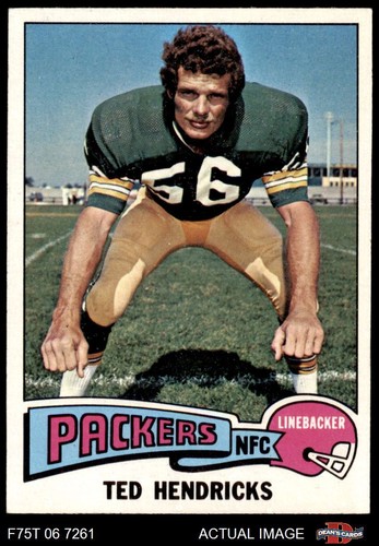 1975 Topps #315 Ted Hendricks Packers HOF Miami (FL) 7.5 - NM+ | eBay