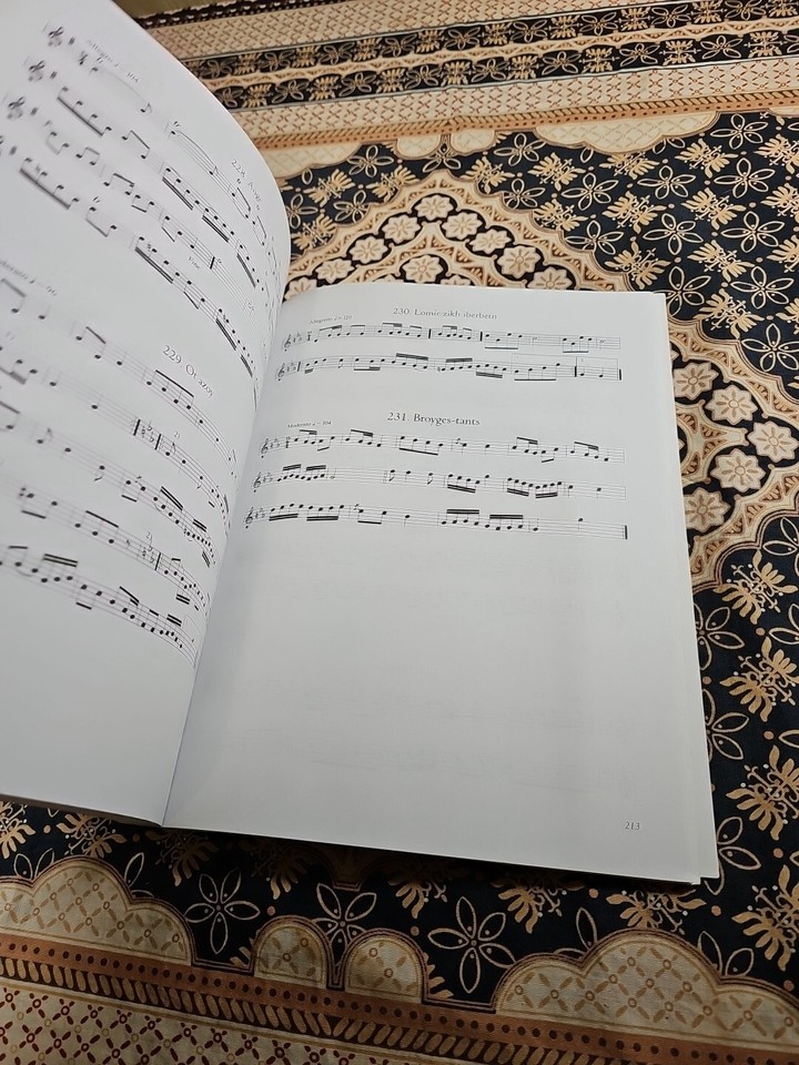 JEWISH INSTRUMENTAL FOLK MUSIC of MOSHE BEREGOVSKI PB Book w/CD ~NEAR ...