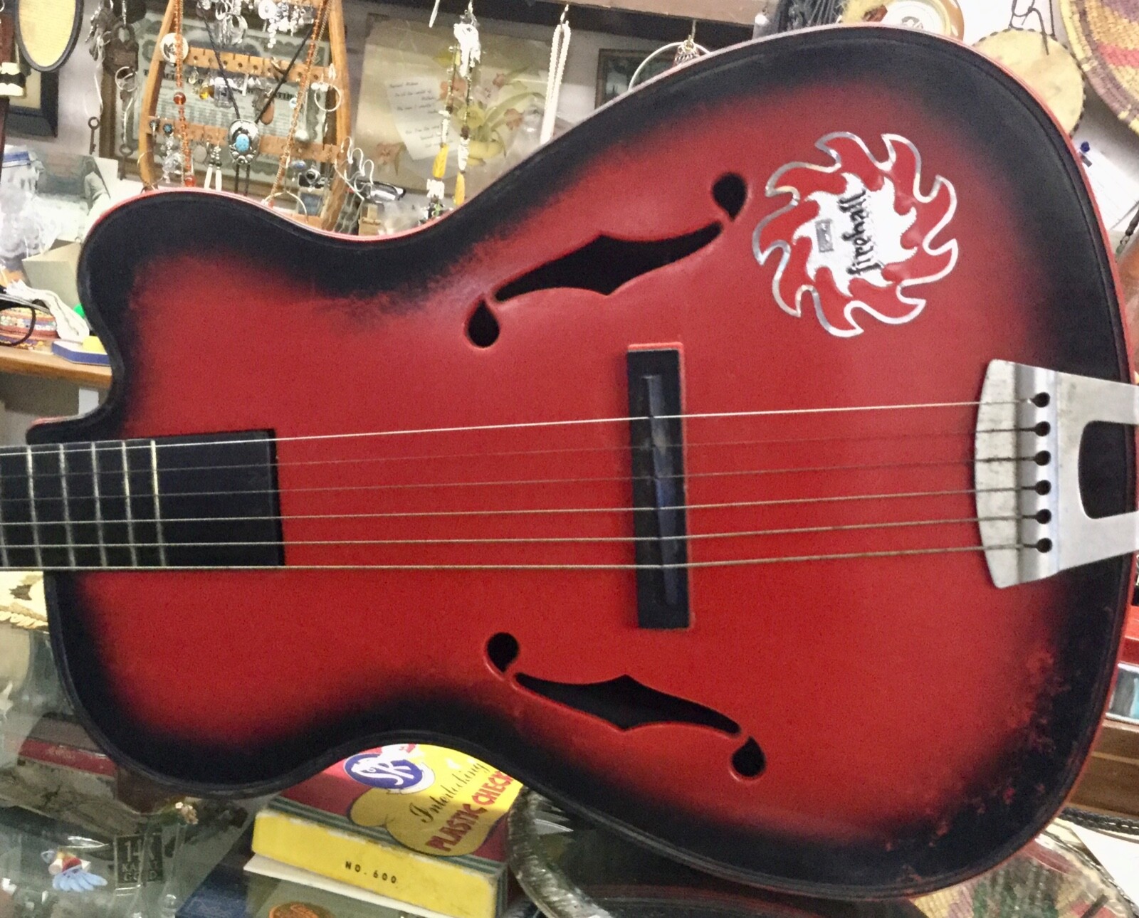 Vintage Sears Fireball Plastic Guitar | eBay