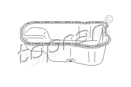 Oil Pan Sump Fits VW Golf Mk3 Passat Variant Sharan Vento B3 B4 MPV ...