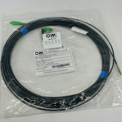 PPC a BELDEN BRAND #10-0241-50F FIBER OPTIC & QTY NOM SIZE 3.0MM 50FT ...