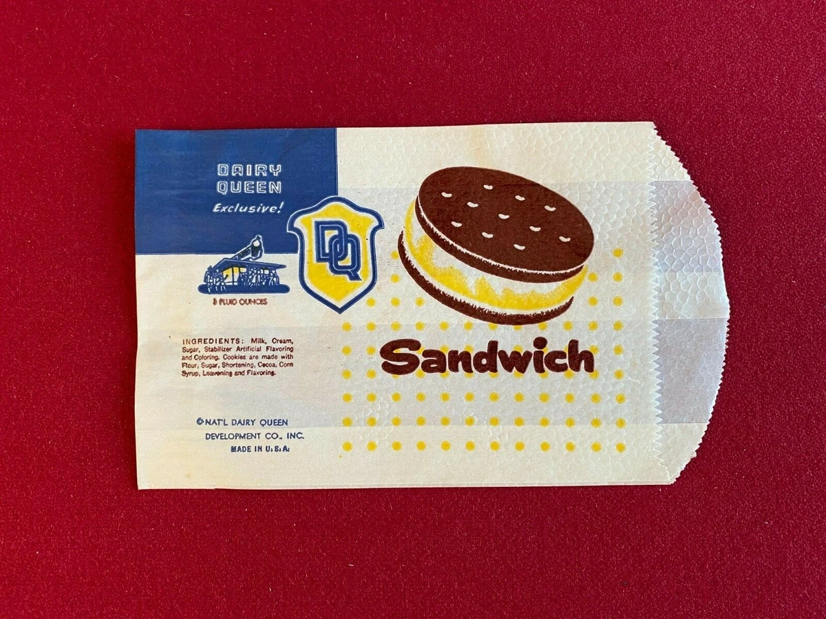 Dairy Queen Ice Cream Sandwich