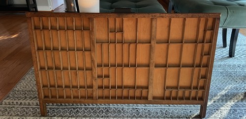 Hamilton Mfg Co Wood Printers Tray Drawer Letterpress Patented 21x32 ...