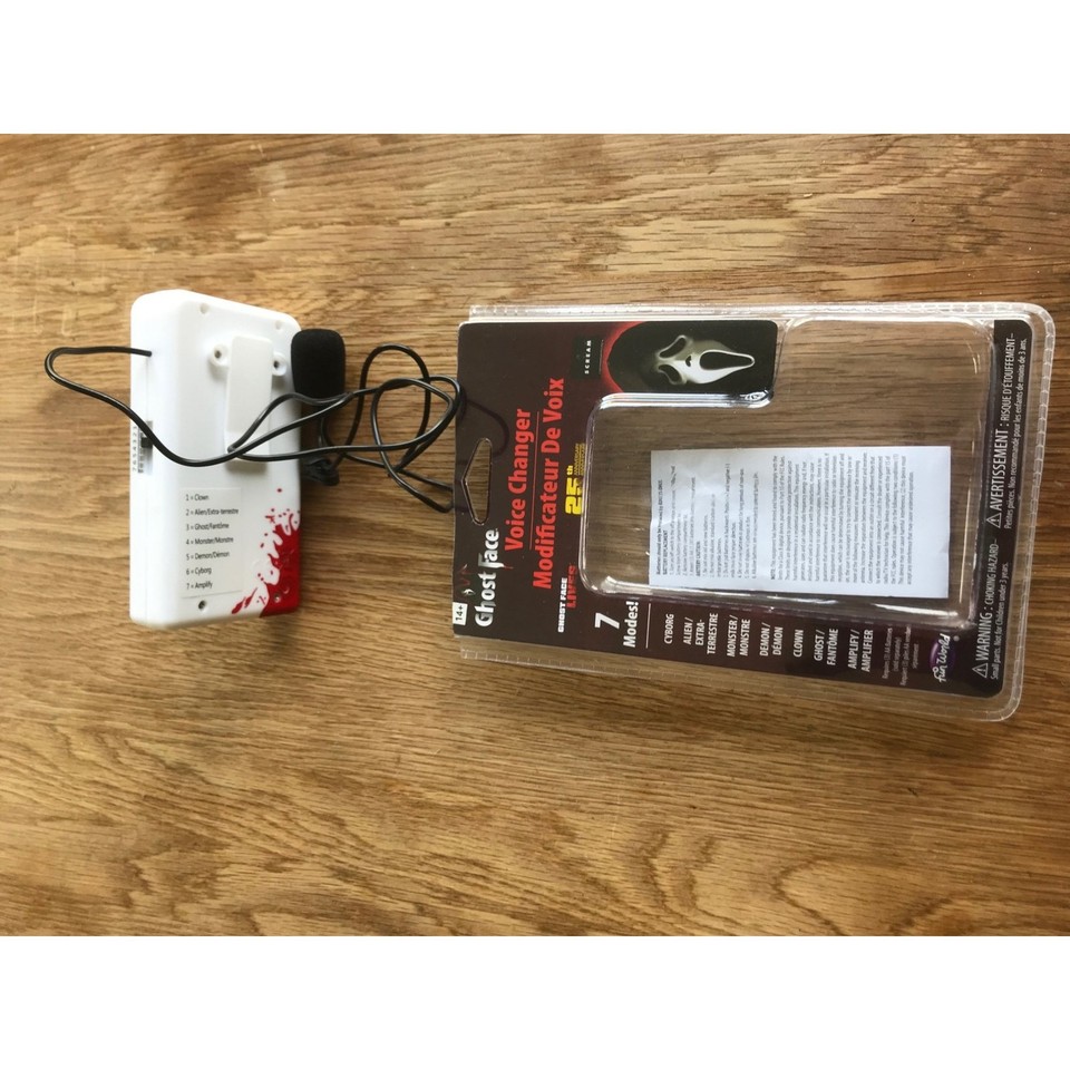 Ghost Face® Voice Changer 25th Anniversary Scream Ghostface Official ...
