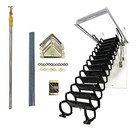 Ceiling Pull-down Staircase 27.56 "x 39.37" Concealed Attic Retractable ...