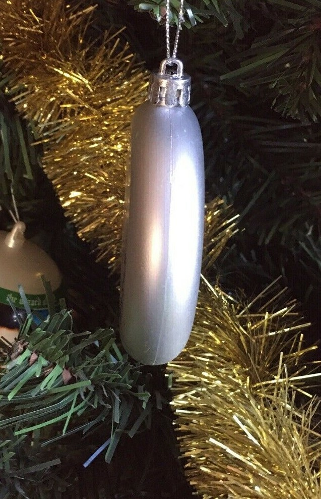 President Trump 2020 Shatterproof MAGA Christmas Tree Ornament SILVER ...