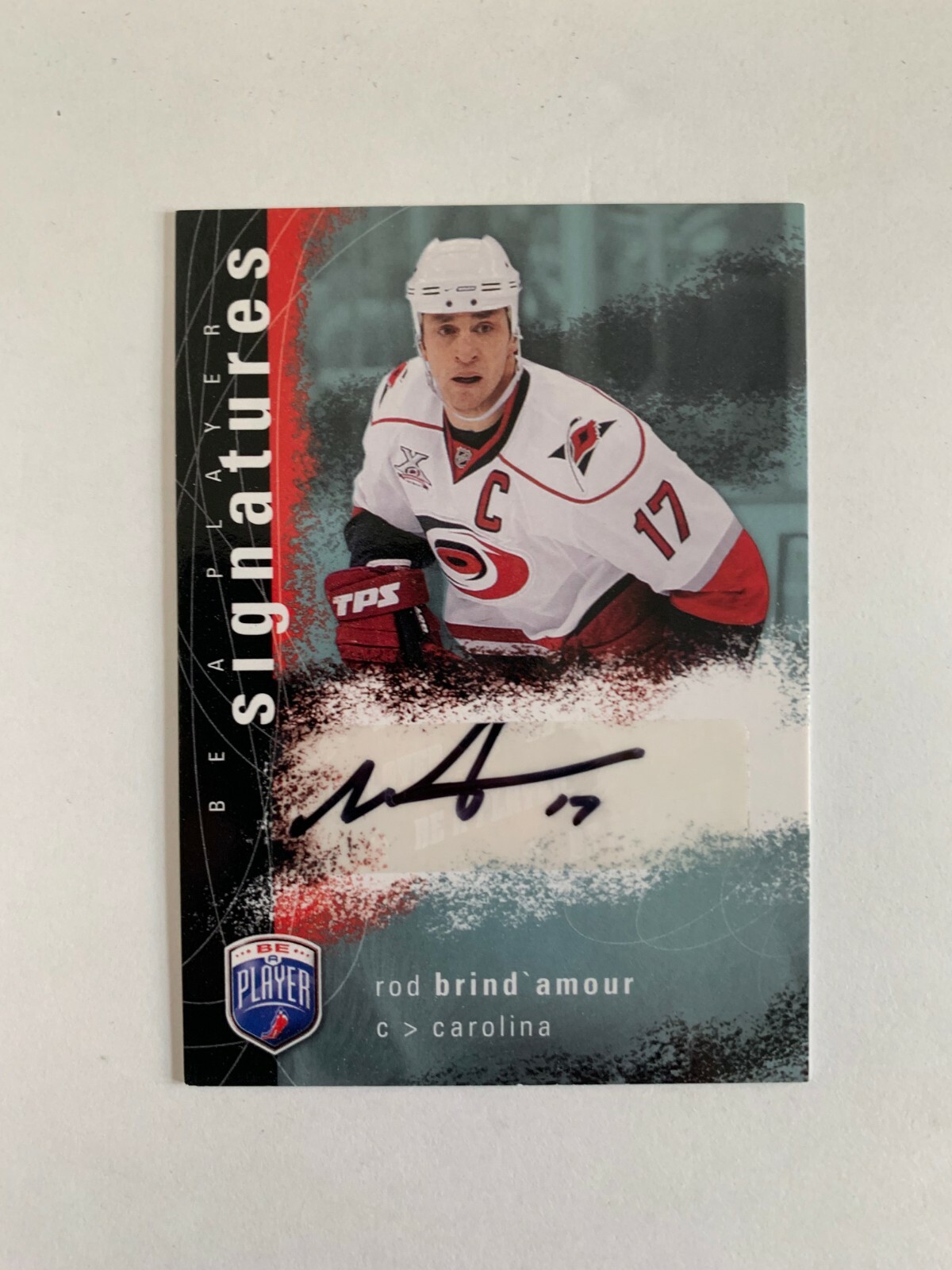 2007-08 Be A Player Signatures #SRB Rod Brind'Amour - Carolina ...