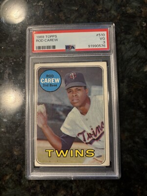 1969 Topps - Rod Carew #510 Psa 3 | eBay