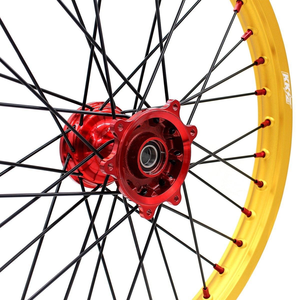 KKE 21/19 Cast Wheels Set For Honda CR125R CR250R 95-96 CR500R 96-2001 ...