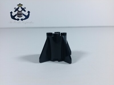 Lego Space Black Brick Round 2 x 2 x 2 w/ Fins 4591 - Blacktron ...