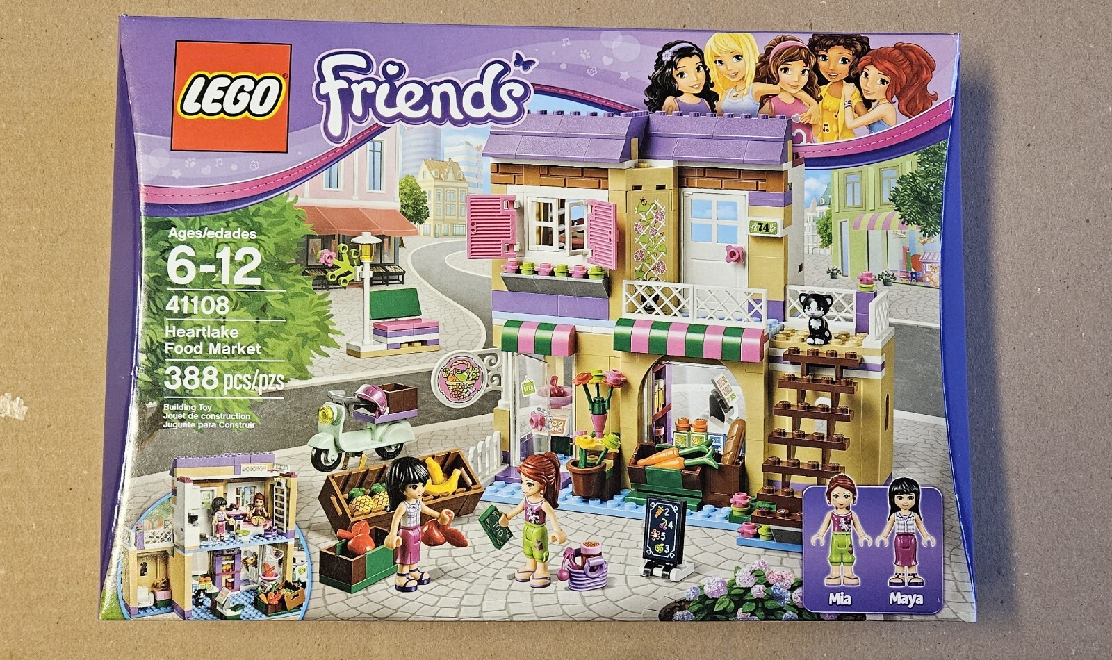 LEGO FRIENDS: Heartlake Food Market (41108) RETIRED New Factory Sealed ...