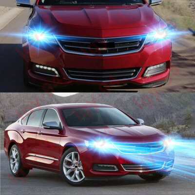 For Chevy Impala 2014-2015 - 2PC 8000K LED Headlight Kit High / Low ...