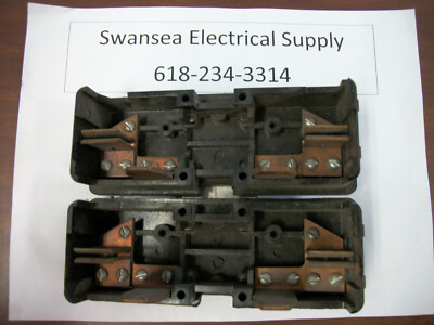 FEDERAL WECO ATLANTA 100 AMP 240 VOLT MAIN FUSE PANEL PULL OUT FUSE ...