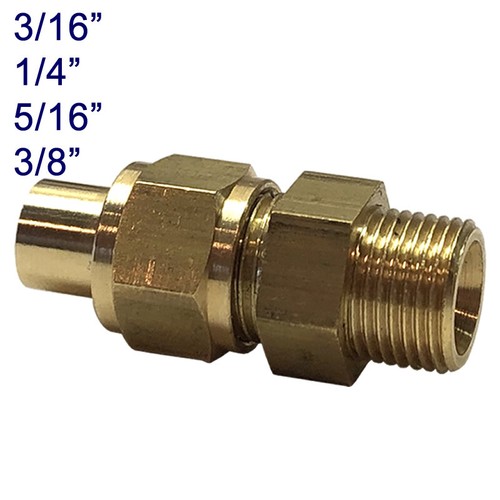 Brass Single Straight Union - Various Sizes - Live Steam / Model Steam ...