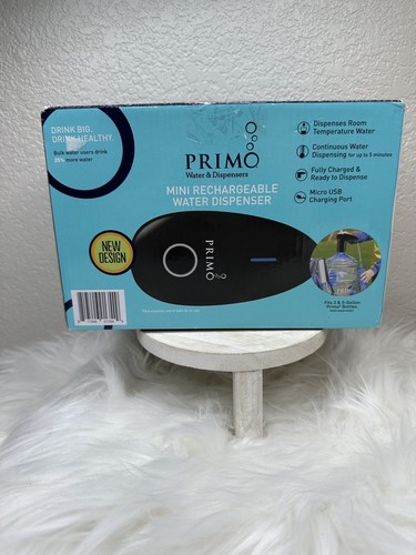 Primo Mini Rechargeable Portable Water Bottle Dispenser - New Sealed ...
