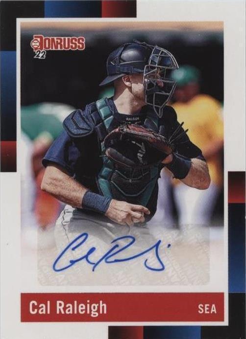 2022 Panini Donruss - Retro 1988 Signatures Cal Raleigh #R88S-CR (AU ...