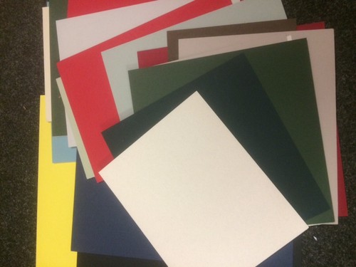 picture/photo mounts pack of 10 coloured various sizes | eBay