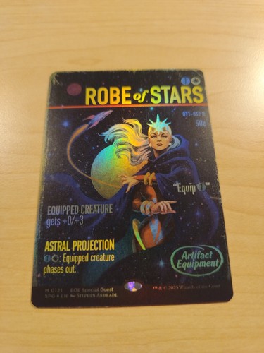 Robe of Stars - #121 Foil (Showcase FOIL) - Edge of Eternities - Mtg | eBay