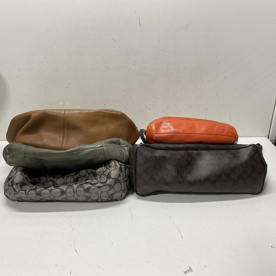 Coach Leather Shoulder Bags Bundle Lot of 5-SOLD AS IS | eBay