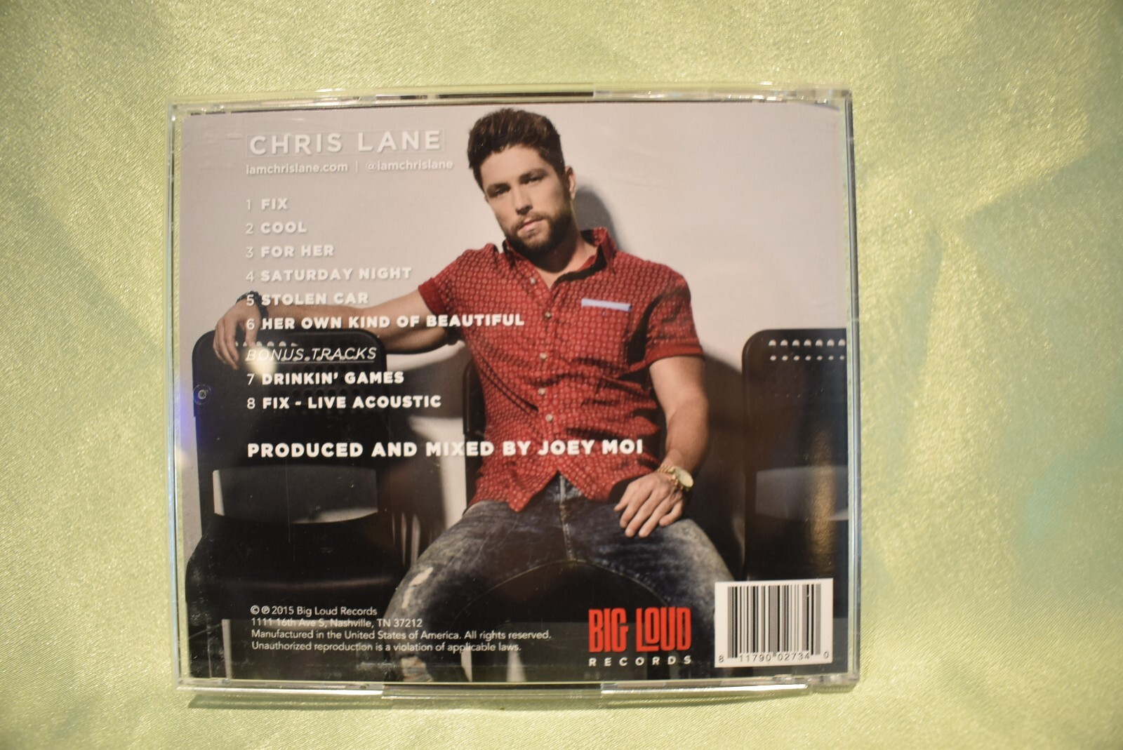 Chris Lane Fix EP CD | eBay