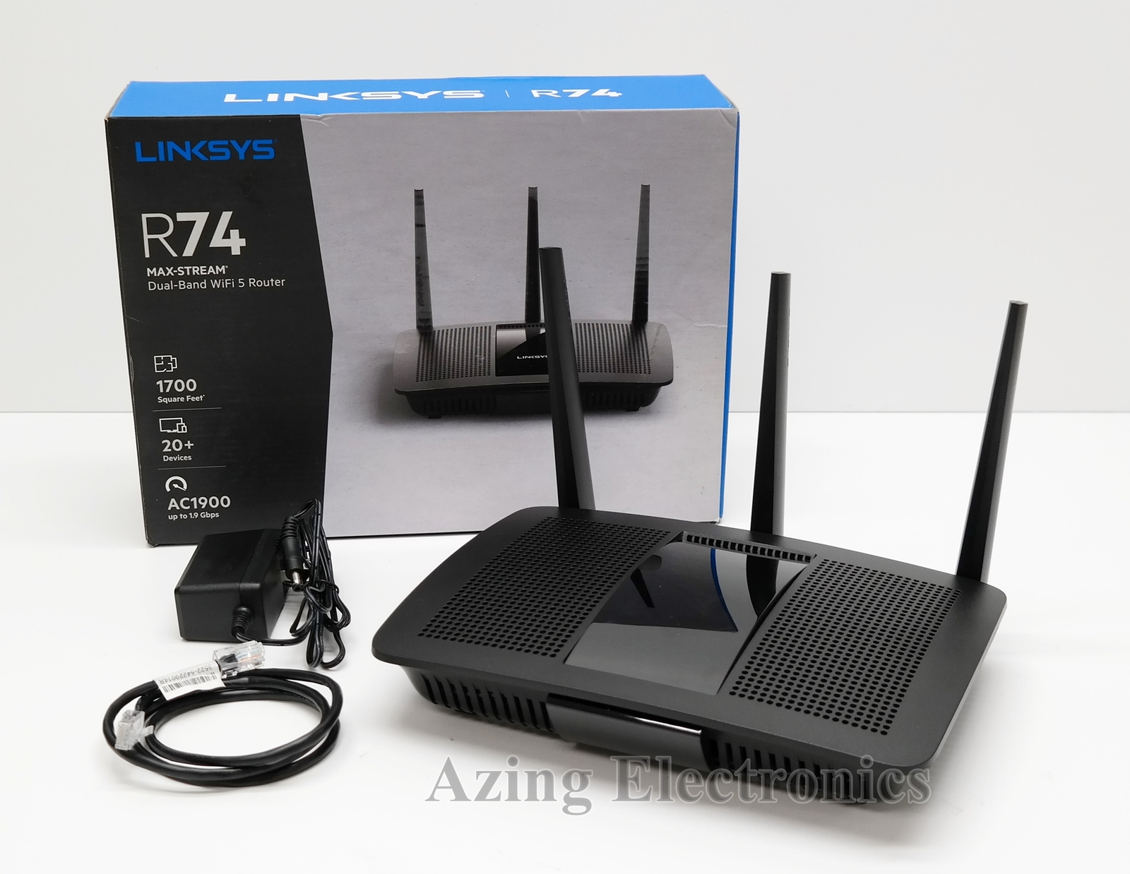 Linksys EA7450 Max-Stream Dual-Band AC1900 Wi-Fi 5 Router 745883784301 ...