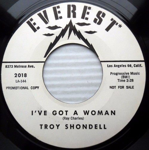 Troy Shondell I'Ve Got A Woman No Fool Like An Old Fool Ado Promo 45 ...