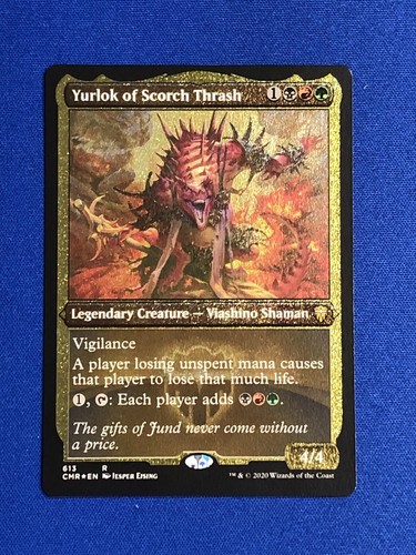 X1 Yurlok of Scorch Thrash - Foil Etched Commander Legends Magic mtg | eBay