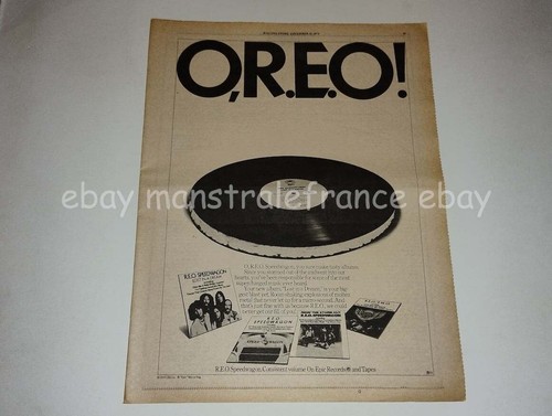 REO Speedwagon OREO ad clipping USA 1970s Neal Bruce | eBay