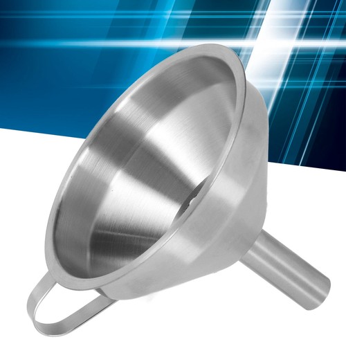 Kitchen Large Funnel Comfortable Grip Stainless Steel Funnel Stable For ...