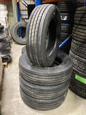 4 New Low Boy Drop Deck Trailer Tires ST255/70R22.5 Prinx 16 ply Steel ...