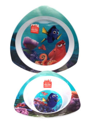 DISNEY FINDING NEMO - KIDS FOOD PLATE & BOWL - ZAK DESIGNS | eBay Australia