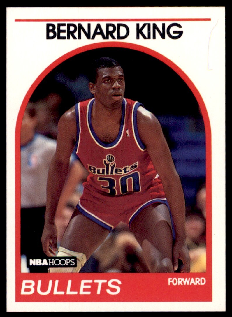 1989-90 NBA Hoops Bernard King1025 Washington Bullets #240 | eBay