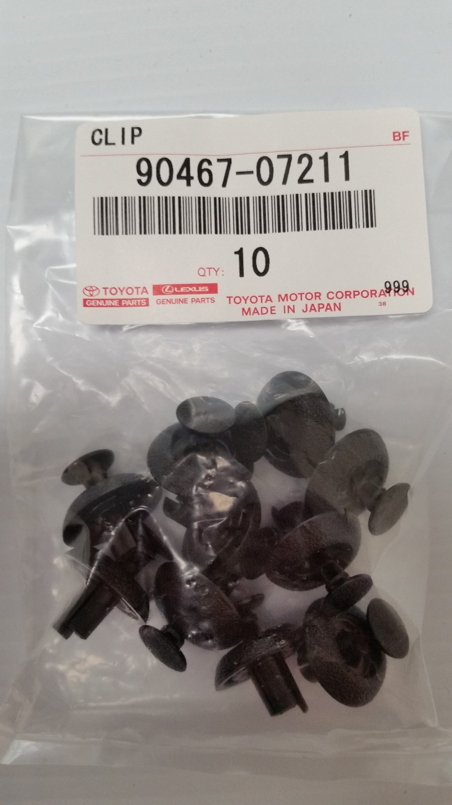 LEXUS OEM FACTORY ENGINE COVER CLIPS (Qty 10) 90467-07211 | eBay