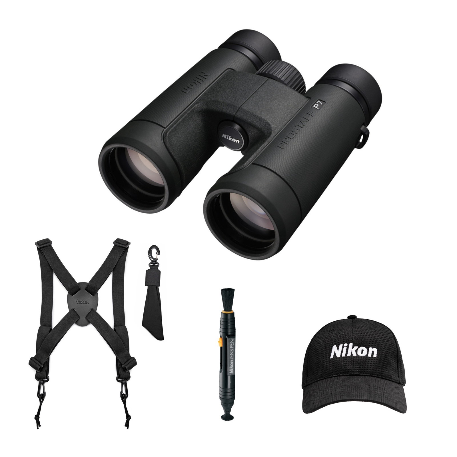 Nikon Prostaff P7 10x42 Binoculars with Hat and Accessory Bundle | eBay