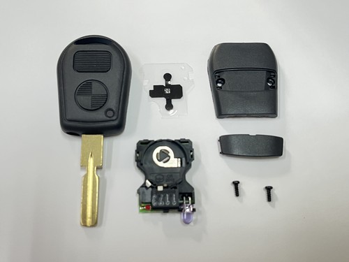 2 BUTTONS IR REMOTE HU58 KEY FOB FIT LAND ROVER &~BMW 3 5 E39 E38 Z3 ...