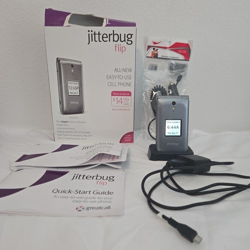 JITTERBUG FLIP open box SENIOR PHONE EASY TO USE. USED | eBay