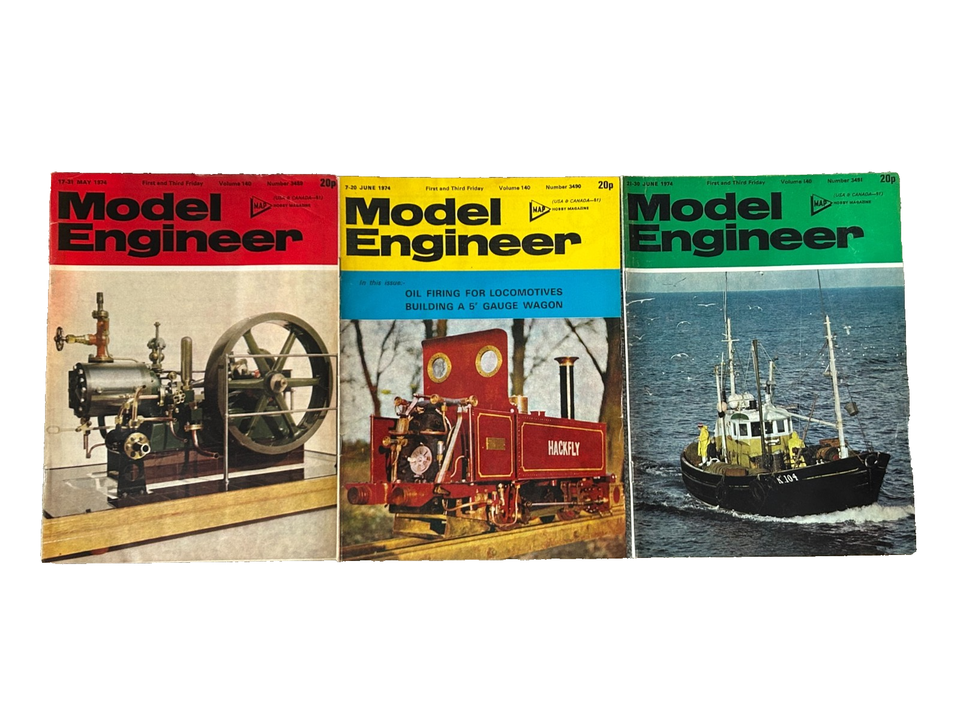 Train Magazines - x18 Issues 1974 - Model Engineer Magazine - Preowned | eBay UK