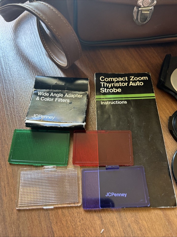 JCPenney Compact Zoom Thyristor Strobe FLASH Tilt Head Vintage W ...