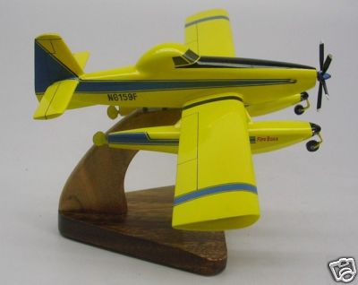 AT-802 Fire Boss Air Tractor Airplane Wood Model Regular Free Shipping ...