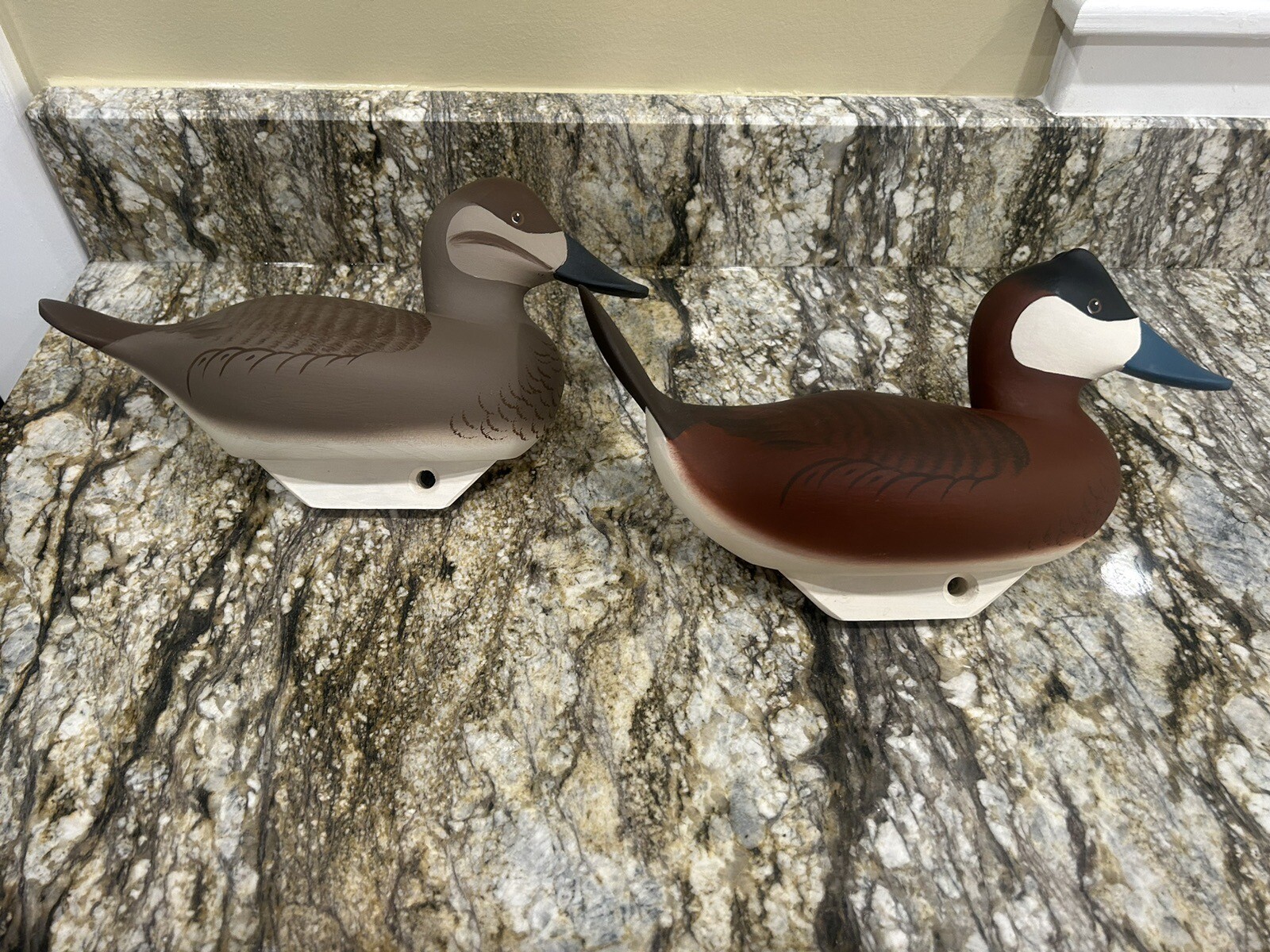 Charlie Bryan Ruddy Duck Decoy Pair Middle River Md | eBay