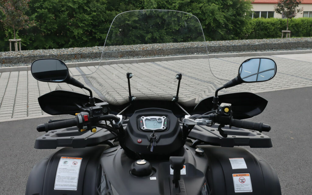 Windschild Windschutzscheibe Windschutz inkl. Montagekit für Quad / ATV ...